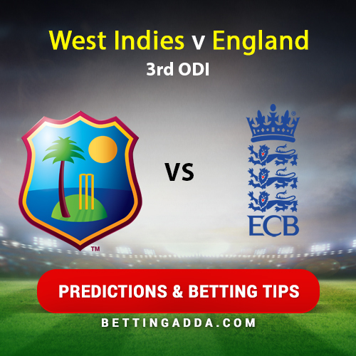 West Indies vs England 3rd ODI Prediction, Betting Tips & Preview West Indies vs England 3rd ODI Prediction, Betting Tips & Preview
